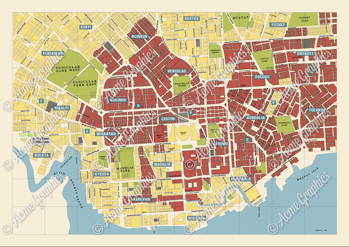 Map Seen In City And The City Is An Acme Graphics Design Acme Graphics Map Seen In City And The City Is An Acme Graphics Design Acme Graphics