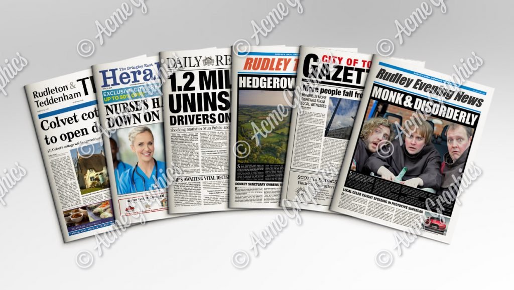 Exploring Newspaper Design styles from the 2000s - Acme Graphics