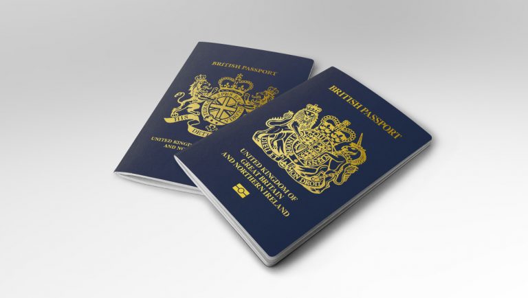 Post brexit blue prop passports - Acme Graphics