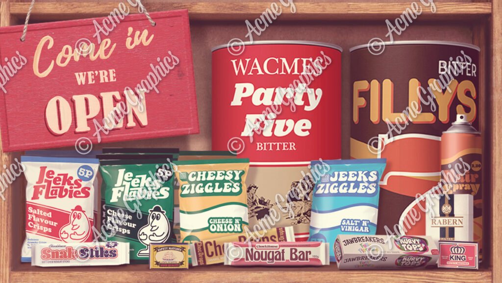 Graphic Prop Decades - Acme Graphics